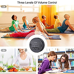 Digital Kitchen Timers, Visual timers Large LED Display Magnetic Countdown Countup Timer for Classroom Cooking Fitness Baking Studying Teaching, Easy for Kids and Seniors Black