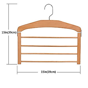 Pants Hangers Space Saving Hangers for Pants,Pant Hangers Space Saving Non Slip Hangers Multiple Layers Clothes HangersSuitable for Pants, Scarves, Ties and Belts