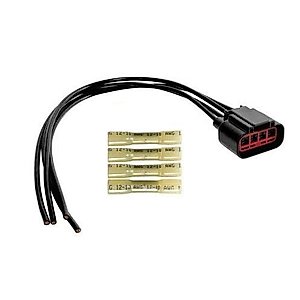 Muzzys WPT688 (Upgraded 12AWG Wires) HVAC Blower Motor Resistor Repair Connector Plug Harness Pigtail FITS: Ford Explorer Escape Expedition Mustang Fiesta Lincoln Navigator Mercury 3U2Z14S411ZEA