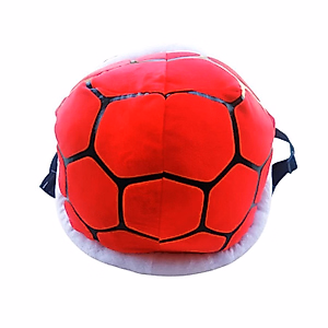 WYIKE Casual Animal Backpack Turtle Shell Backpack Cartoon Plush Small Backpack (Red)