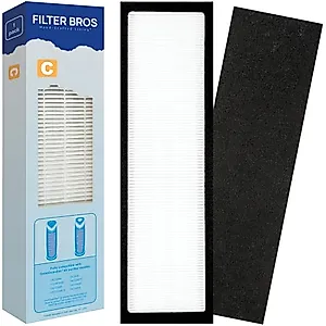 Filter Bros HEPA Filter C Replacement Fits GermGuardian FLT5000 AC5250PT AC5350B
