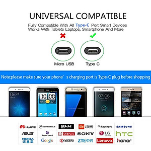 USB C Charger Cable 1ft 3ft 6ft 10ft Cord for Moto G Stylus 5G/G Power 2023 2021 2022 2020/G Pure,G7,Edge,G Fast/G Play,G100,Z4 Z3 G6/G6+,Motorola One 5G Ace/Edge 30 Fusion,3A Charge Charging Wire