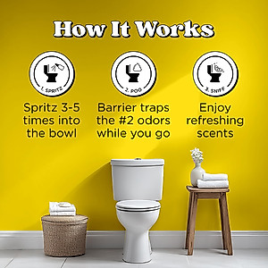 Poo-Pourri Before-You- go Toilet Spray, 4 Fl Oz (Pack of 1), Original Citrus