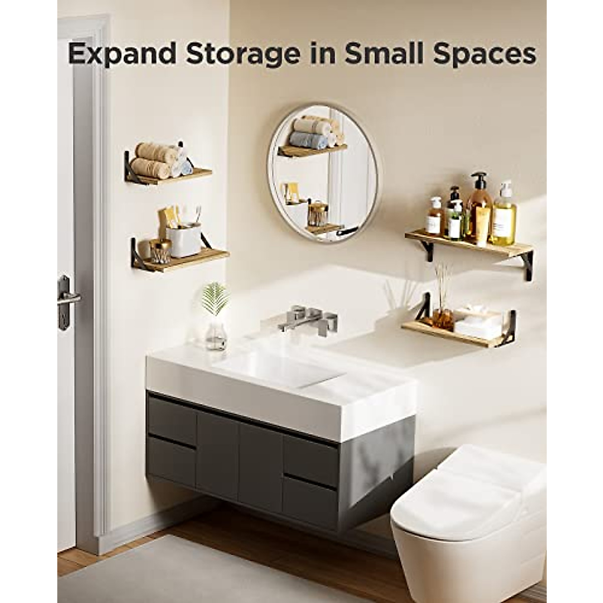 AMADA HOMEFURNISHING Floating Shelves