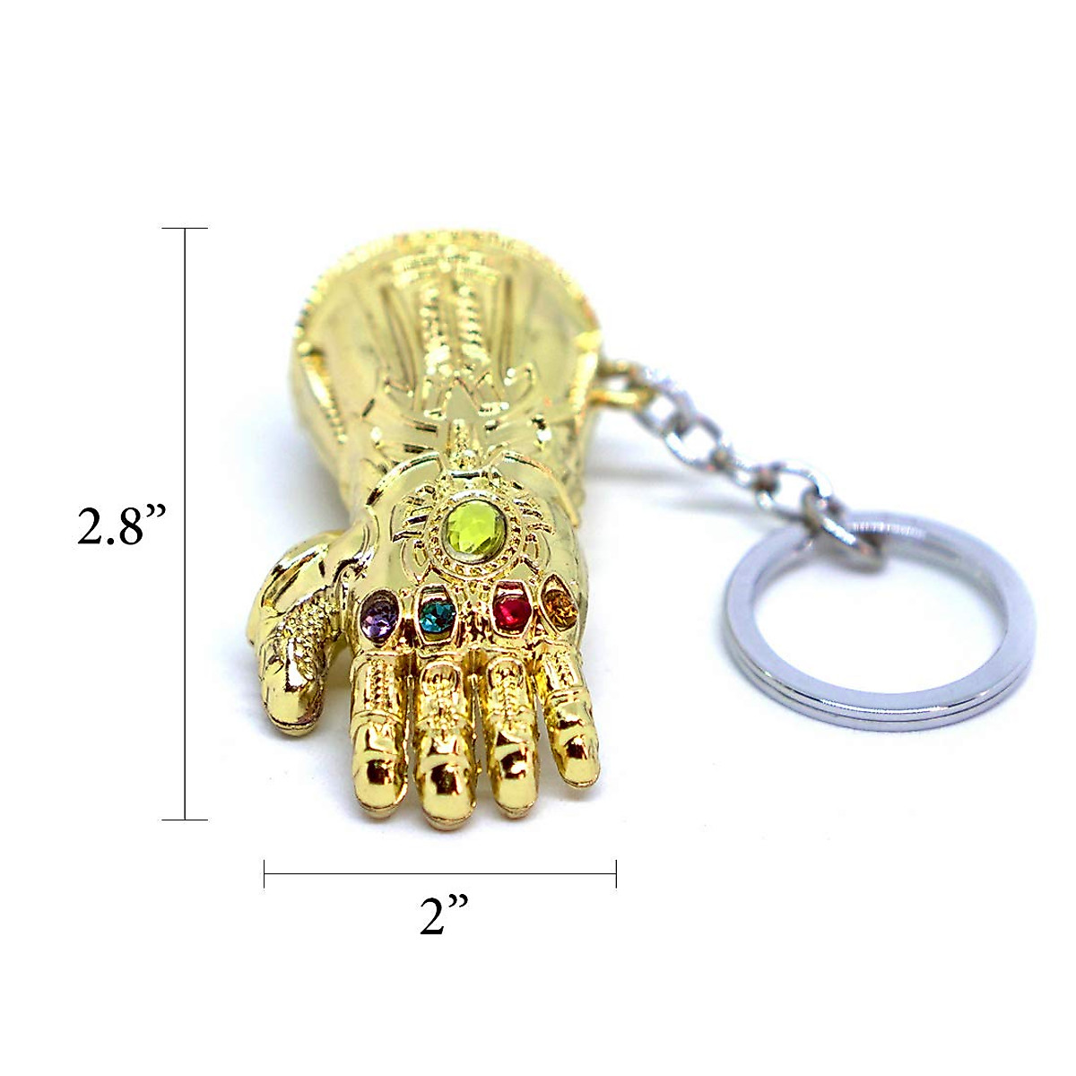 365Home Glove Keychain Bottle Opener, Beer Gifts Bottle Opener for Men, Husband, Dad, Grandpa, Boyfriend (Gold)