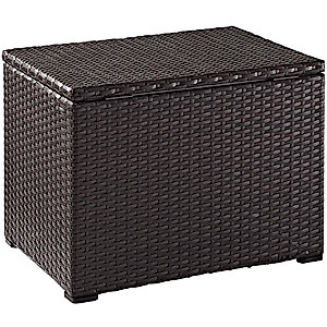Crosley Furniture Palm Harbor Outdoor Wicker 60-Quart Cooler - Brown