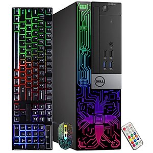 Dell OptiPlex 7040 Small Form Factor RGB Desktop PC, Intel Quad Core i5-6500 up to 3.6GHz, 16G DDR4, 512G SSD, Windows 10 Pro 64 Bit-Multi-Language (Renewed)