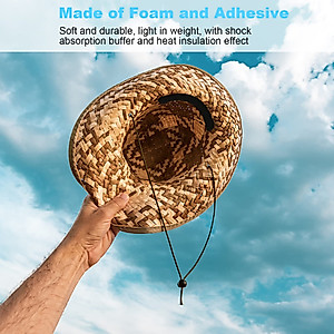 PHSZZ 42 PCS Hat Size Reducer, Foam Hat Sizing Tape, Filler Sizer Reducer Insert Adhesive for Hats Cap Sweatband, 3 sizes (3mm 4mm 5mm Black and White)