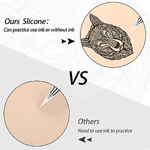 30 Sheets Skin Practice 8 x 6 Inch Double Sides No Ink Needed Skin Practice Pad, Microblading Eyebrows or Lips Practice, Microblading Supplies for Beginners and Artists