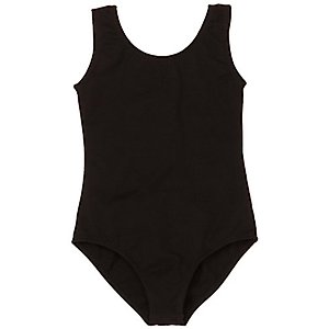 Sansha Little Girls' Shanice Leotard Tank, Black ,Small(C)/4-6