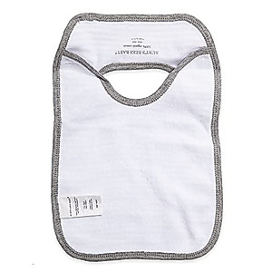 Burt's Bees Baby - Bibs, 4-Pack Lap-Shoulder Drool Cloths, 100% Organic Cotton with Absorbent Terry Towel Backing