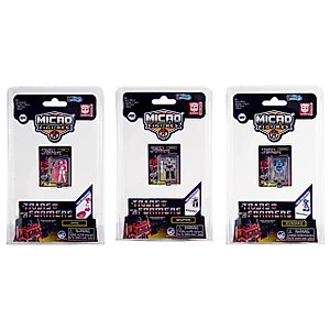 World's Smallest World’s Smallest Micro Action Figures Transformers Generation 2 Arcee, Megatron, and Soundwave.(Three Pack)