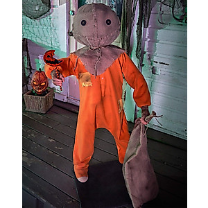 Spirit Halloween Trick r’ Treat Sam Animatronic | Officially Licensed | 4.3 Feet | Halloween Décor | Horror Décor | Moving Prop