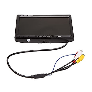 Jteyult 12V-24V 7 Inch TFT LCD Color HD Monitor for Car CCTV Reverse Rear Camera Automotive Electronic Accessories