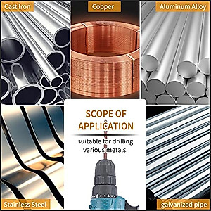 BECOLLO 1/8 Inch Cobalt Drill Bit Set, M35 Jobber Length Twist Drill Bits,Suitable for Drilling in Hard Metal, Stainless Steel, Cast Iron,20 Pieces