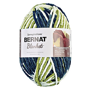 Bernat Blanket Oceanside Pack of 10.5oz/300g-Polyester-6 Super Bulky-220 Yards-Knitting/Crochet Yarn, 2 Foot