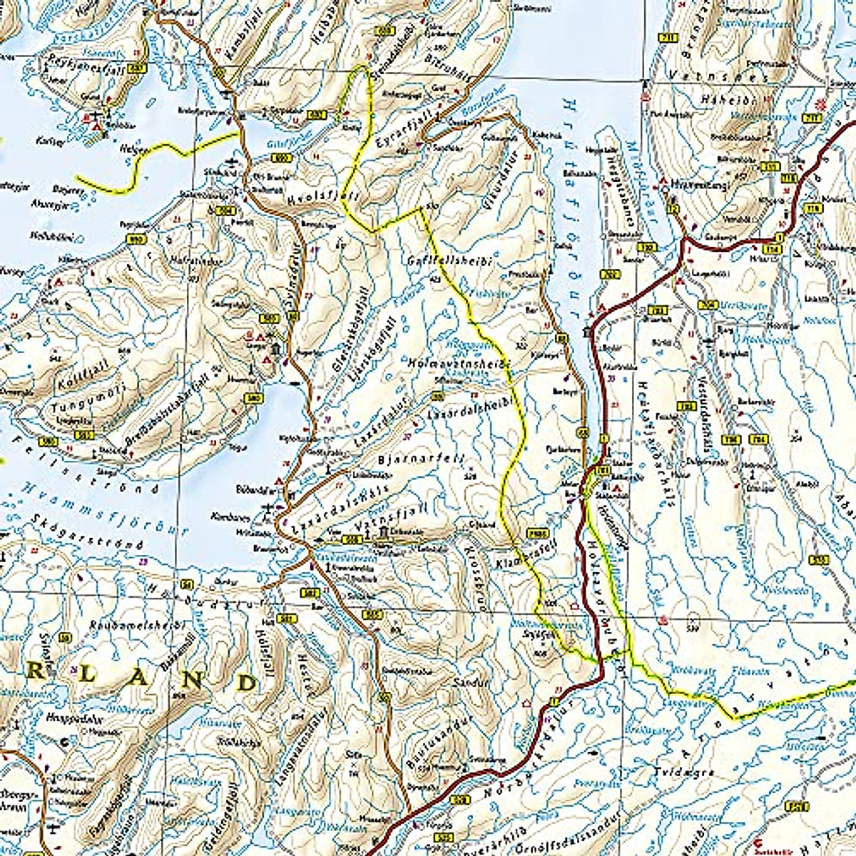 Iceland Map (National Geographic Adventure Map, 3302)