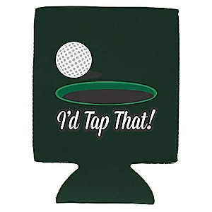 I'd Tap That Collapsible Can Coolie (2 Pack, Hunter Green)
