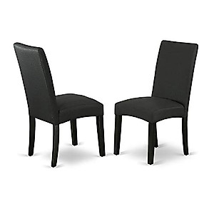 East West Furniture WEDR7-BLK-24 Dining Set