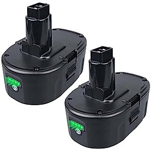 [2Pack] High-Output 6.0Ah! 18V Battery [Lithium-ion Type] for DEWALT XRP 18-Volt Power Tools Battery Fit DC9096 DC9098 DC9099, DE9039 DE9095 DE9096, DW9095 DW9096 DW9098 DE9503 DC9182 and More