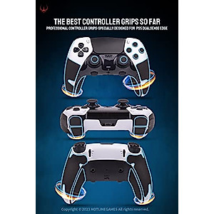 Hotline Games 2.0 Plus Controller Grip Compatible with PS5 Dualsense Edge Controller Controllers Grips Tape, Anti-Slip, Sweat-Absorbent, Easy to Apply (for Handle Grips+Buttons+Triggers)