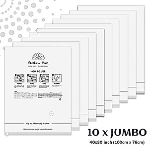 Rainbow Craft 34-PACK Vacuum Storage Bags for Cloths Space Saver Vacuum Bags for Blanket Including 2pc X-Jumbo, 15pc Jumbo, 4pc Large, 4pc Medium & 9pc Hand Roll Cloth Bags