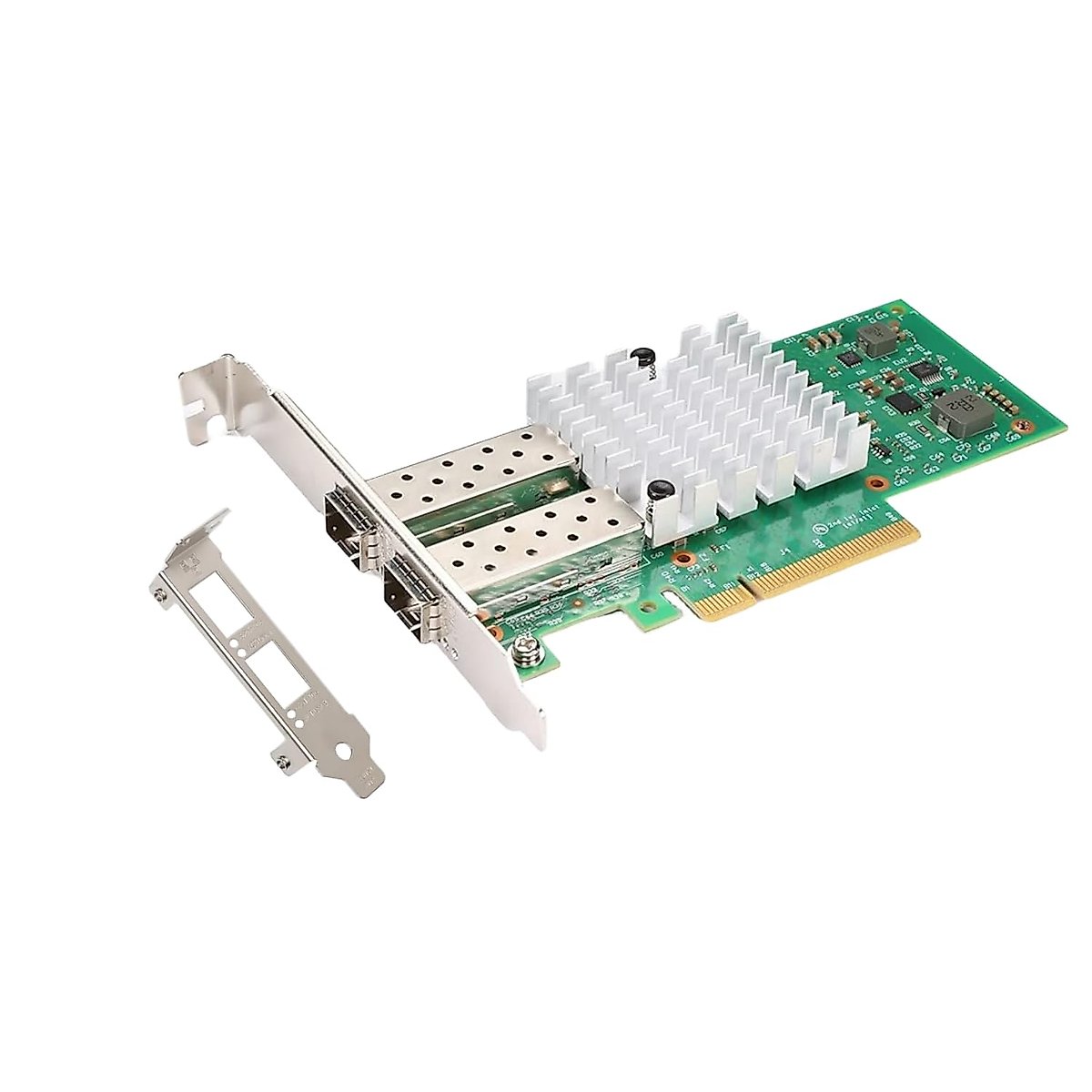 10G Ethernet Network Card, 10Gb Single-Port SFP+ Port with Intel 82599EN Chipset, PCIe 2.0 x 8, 10Gbps Ethernet Adapter, LAN NIC PCI-E Support Windows Server/Linux/Vmware,Tall&Short Bracket