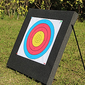 Archery Targets Paper Targets 30Pcs 16x16inch Bow and Arrow Targets for Shooting Archery Accessories Ideal for Match and Daily Practice Use Outdoor Shooting Face, Arrow Shoot Practicer