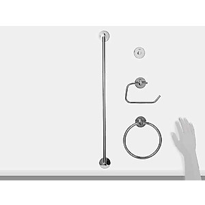 Grohe 40823001 Essentials Metal 27.17-in. 4-in-1 Master Bathroom Accessories Set, Starlight Chrome