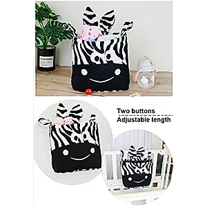 Hiflyer Bedside Caddy Bedside Organizer, Bed Caddy Hanging Diaper Caddy Organizer, Walker Bag Bed Pockets Bedside Storage Girls Bedroom Decor, Loft Bed Accessories Bunk Bed Accessories (Black)