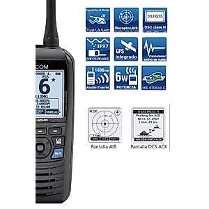 Icom M94d Vhf Marine Radio W/dsc & Ais