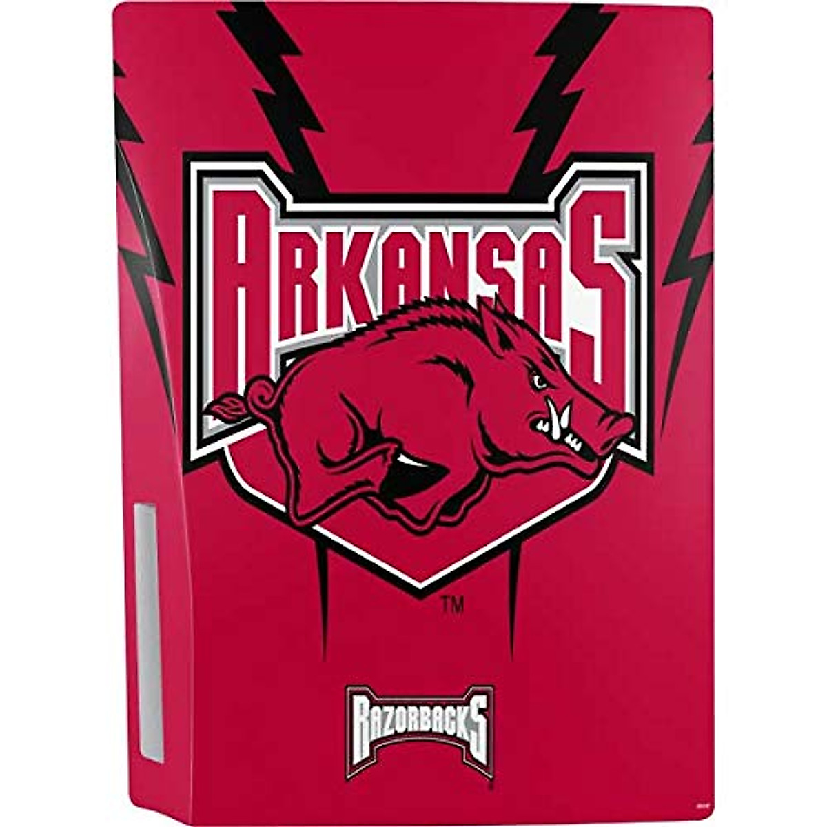 Skinit Decal Gaming Skin Compatible with PS5 Console - Officially Licensed Arkansas Razorbacks Design