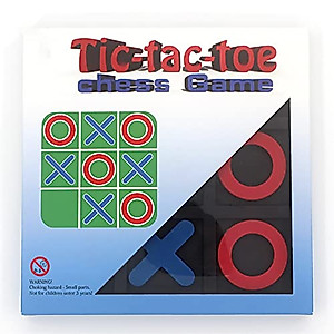 zeyce Tic Tac Toe Board Game,Tic Tac Toe Family Game, Classic Board Game, Classical Family Board Game,Children's Tic Tac Toe Game, Plastic tic tac Toe Game, Board Size 15 X 15 cm