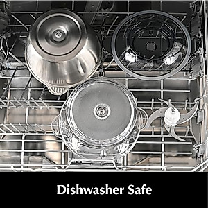 Kitchen in the box Food Processors,Small Meat Grinder & Food Chopper Electric Vegetable Chopper with 2 Bowls (8 Cup+8 Cup)& 2 Bi-Level Blades for Meat/fish/Vegetable/Baby Food，400 W (Black)