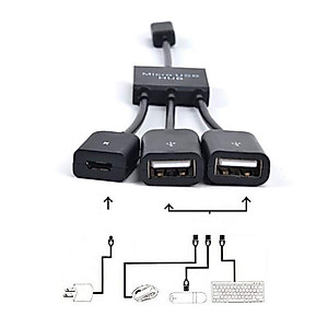 3 in 1 USB OTG Cable Adapter Micro USB Hub USB OTG Adapter for Smartphone PC Laptop Computer HUB Adapter