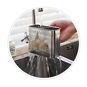 HOME&I Kitchen Utensil Holder-Thin Drying Rack Basket Organizer Utility Sturdy Stainless Steel 304 Flatware Silverware Cutlery Storage for Kitchen Dining (Medium-2 Compartments)