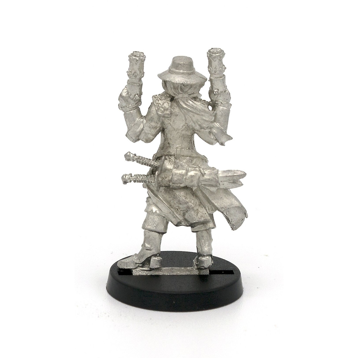 Stonehaven Miniatures Half-Orc Gunslinger Figure (for 28mm Scale Table Top War Games) - Made in USA