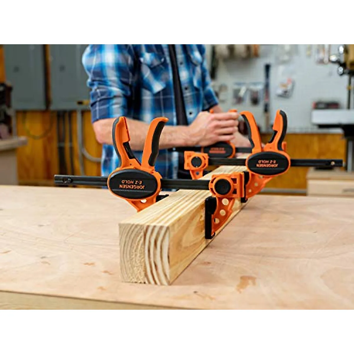 Pony Jorgensen 33406 ISD-3 6-Inch One-Handed Clamp, Orange