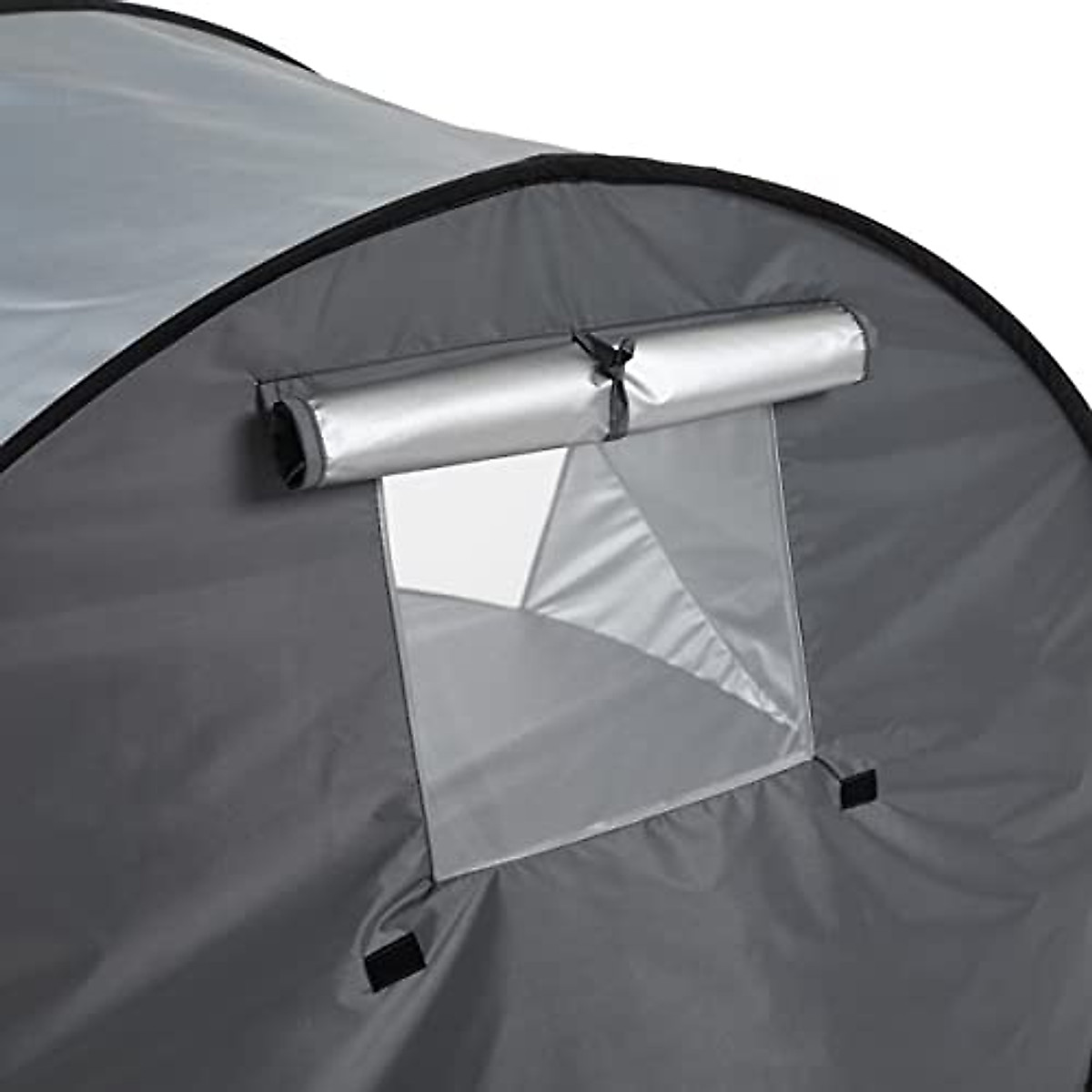 Beach House Canopy Pop Up Shade Tent with Carry Bag,UPF 30+ Sun Protection,Grey,58"x 69"