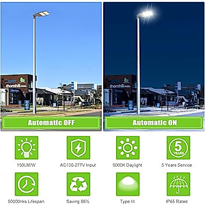 OPENLUX 10 Pack 320W LED Parking Lot Light with Photocell 48000LM LED Shoebox Pole Lights Slip Fit Mount Flood Lights UL Listed 5000K IP65 Outdoor Street Court Commercial Lighting AC 100-277V