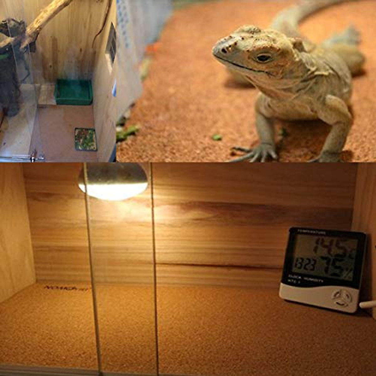 Hamiledyi Reptile Carpet Mat 4PCS Soft Tortoise Terrarium Substrate Climbing Liner for Lizards Gecko Iguana Bearded Dragon Turtles Snake Pet Bunny Rabbit Habitat Bedding