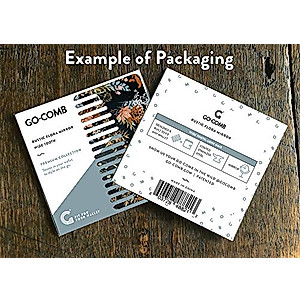 Go-Comb - Wallet Sized Hair & Travel Comb - Wide Tooth - Women's Plastic 3-Pack