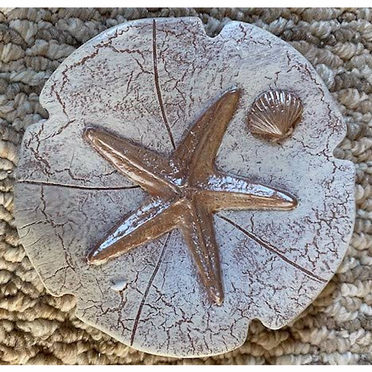 RuShi Nautical Bathroom Accessory Set, 5 pcs; 1 Lighthouse Hand Soap Holder; 1 Beach Tent Toothbrush Container; 2 Beach Chairs Glass Holders and 1 Starfish Themed soap Dish