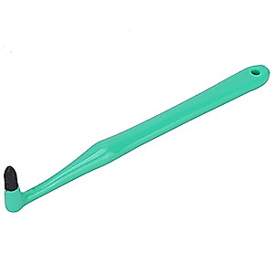Tooth Stain Remover, Portable Washable Tartar Eraser Ergonomics Reusable Remove Tartar for Tooth Cleaning(green)