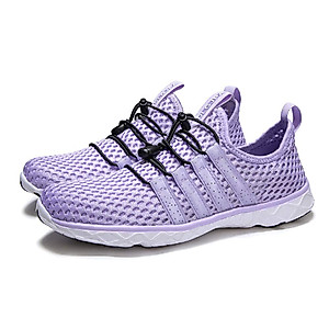 DLGJPA Women's Lightweight Quick Drying Water Shoes for Beach or Water Sports Slip On Walking Shoes