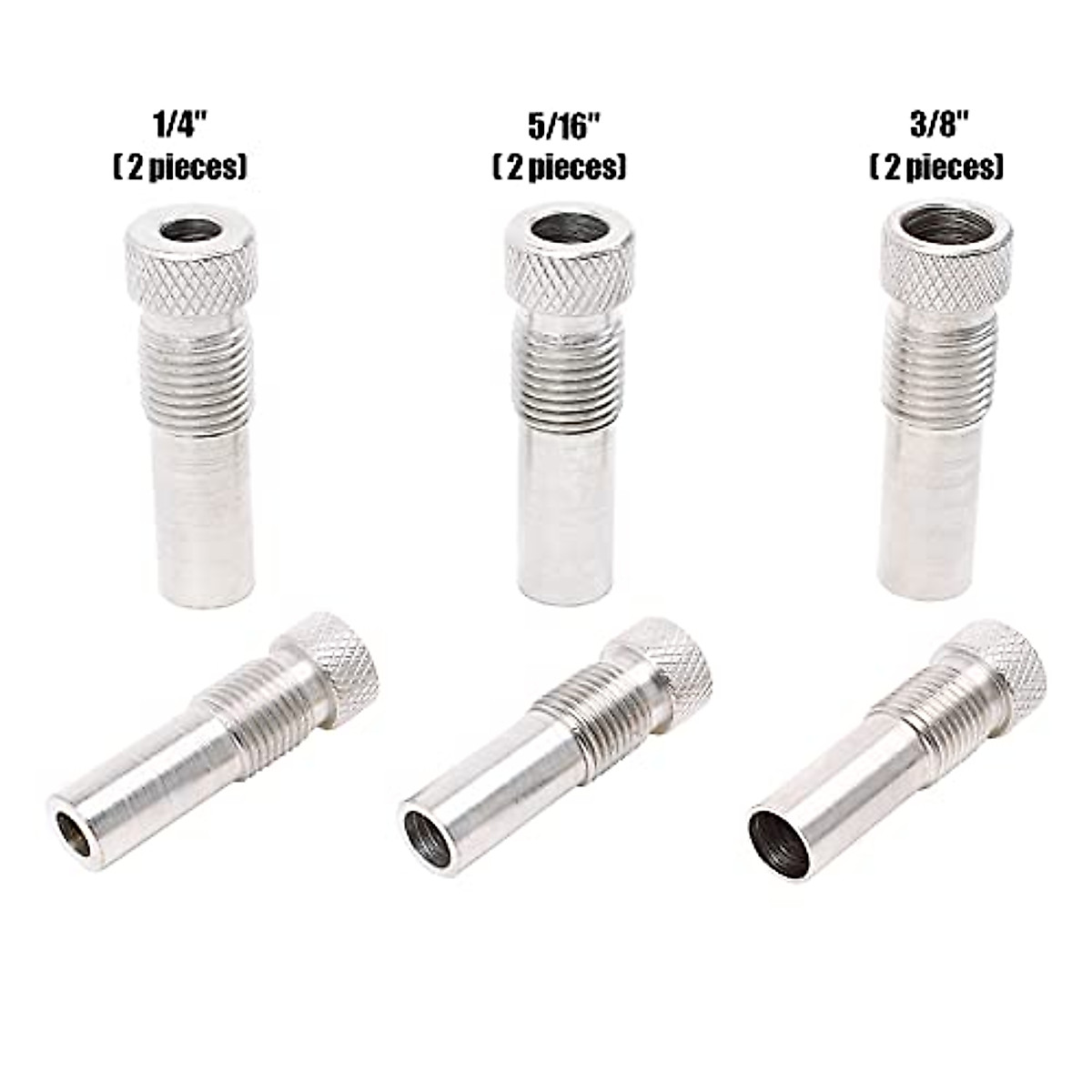 AUTOTOOLHOME Self Centering Doweling Jig Plus 6 inch Widen Wood Dowel Jig Kit Drill Jig for Straight Holes 6 Drill Guide Bushings Set Woodworking Joints Tools