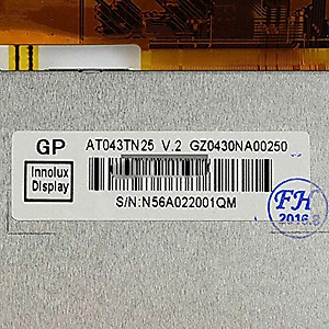 HTYTECH 4.3 inch 40 PIN LCD Screen with Touch Screen AT043TN25 V.2 AT043TN25 V2 480x272