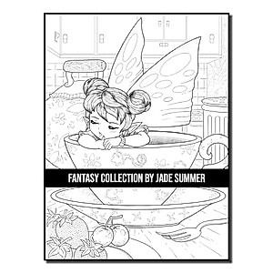 Fantasy Collection: An Adult Coloring Book with 100+ Incredible Coloring Pages of Mermaids, Fairies, Vampires, Dragons, and More!