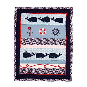 Nautica - Whale of a Tale - 4pc Bedding Set Comforter