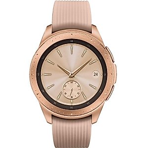 Samsung Galaxy Watch (42mm) Smartwatch (Bluetooth) Android/iOS Compatible -SM-R810 (Rose Gold)